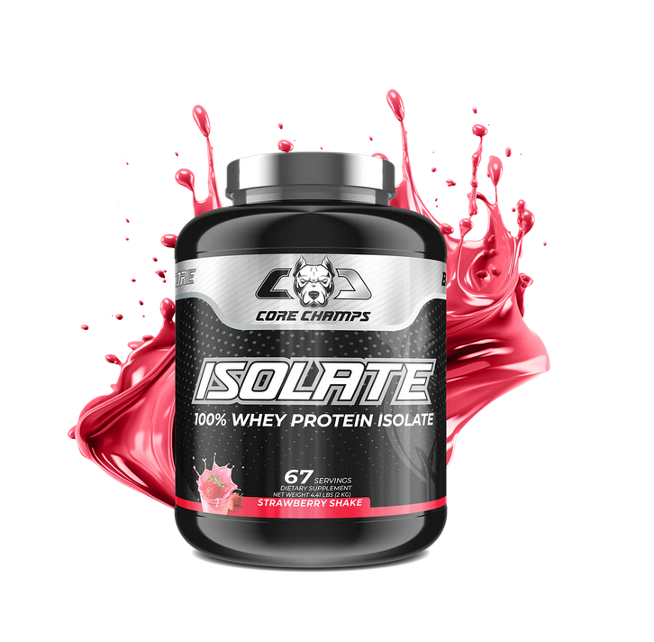 CORE CHAMPS ISOLATE 2KG STRAW SHAKE – Baytal Protein